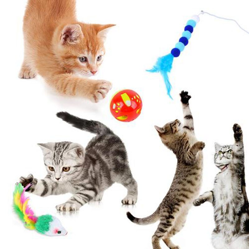15Pcs Cat Toy Set Pet Indoor Interactive Cat Toys ... – Grandado