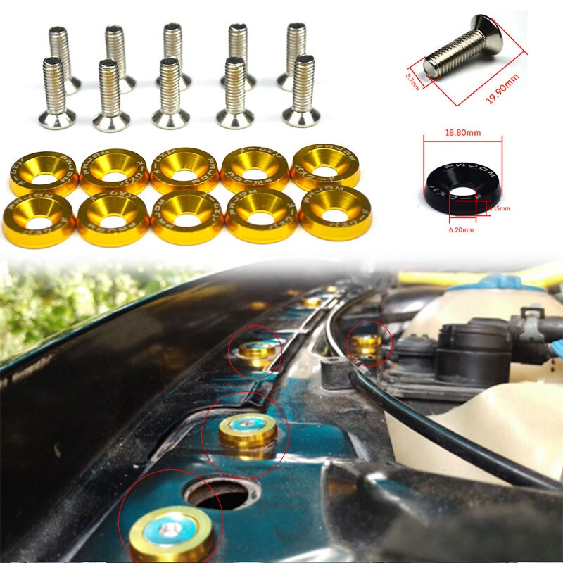 10PC/Set M6 Small Engine Aluminium Alloy Durable R... – Grandado