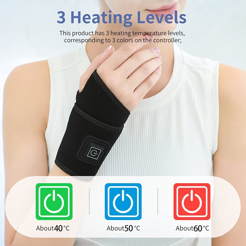 Wrist Heated Brace Wrist Warmer Electric Heated Wr... – Grandado