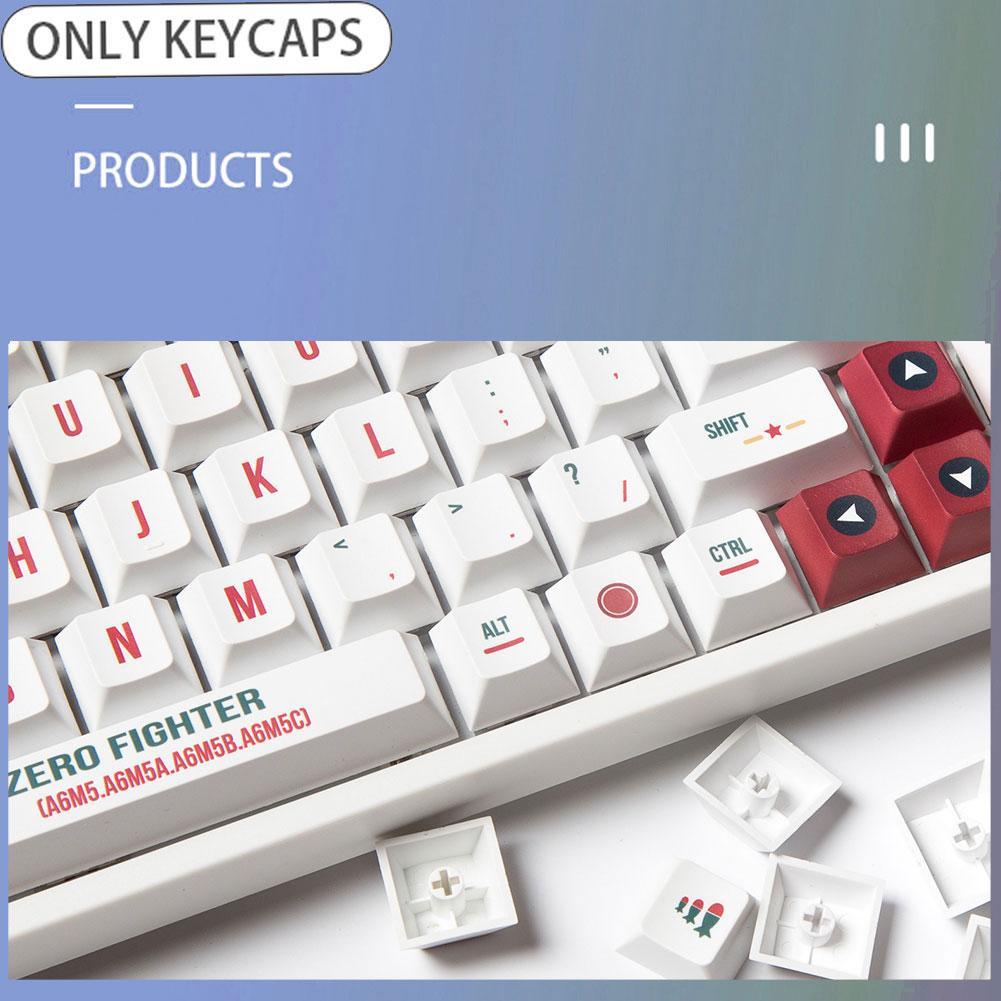 Gmk Airplane PBT Keycaps 132 Key Profile Dye Sub K... – Grandado