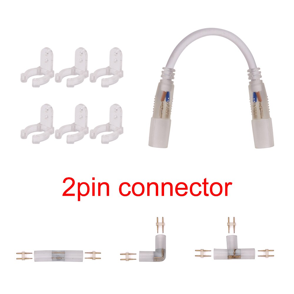 5PCS 2 pin L T I shape Corner connector middle plu... – Vicedeal