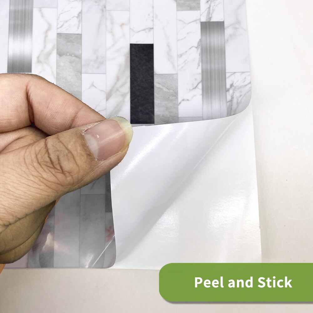 Funlife® Metal Marble Mosaic Tile Sticker Easy to ... – Vicedeal