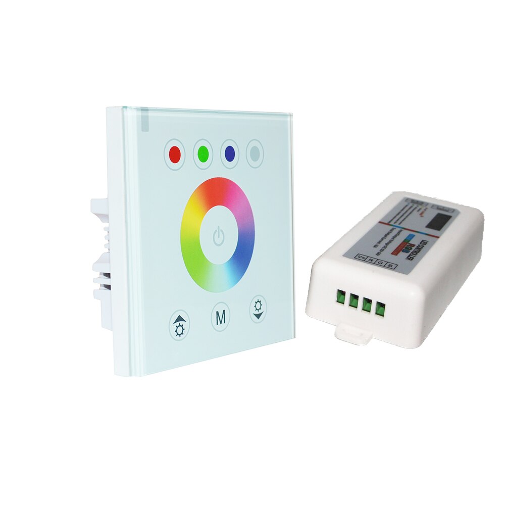 RF2.4G Wall-mounted switch touch Panel RGB Control... – Vicedeal