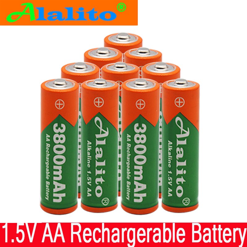 AA battery 3800 1.5 v Rechargeable battery AA 3000... – Vicedeal