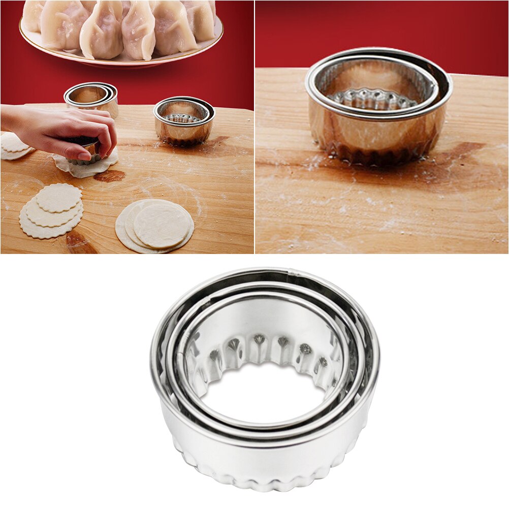 3pcs Stainless Steel Dumpling Wrapper Mold Baking ... – Grandado