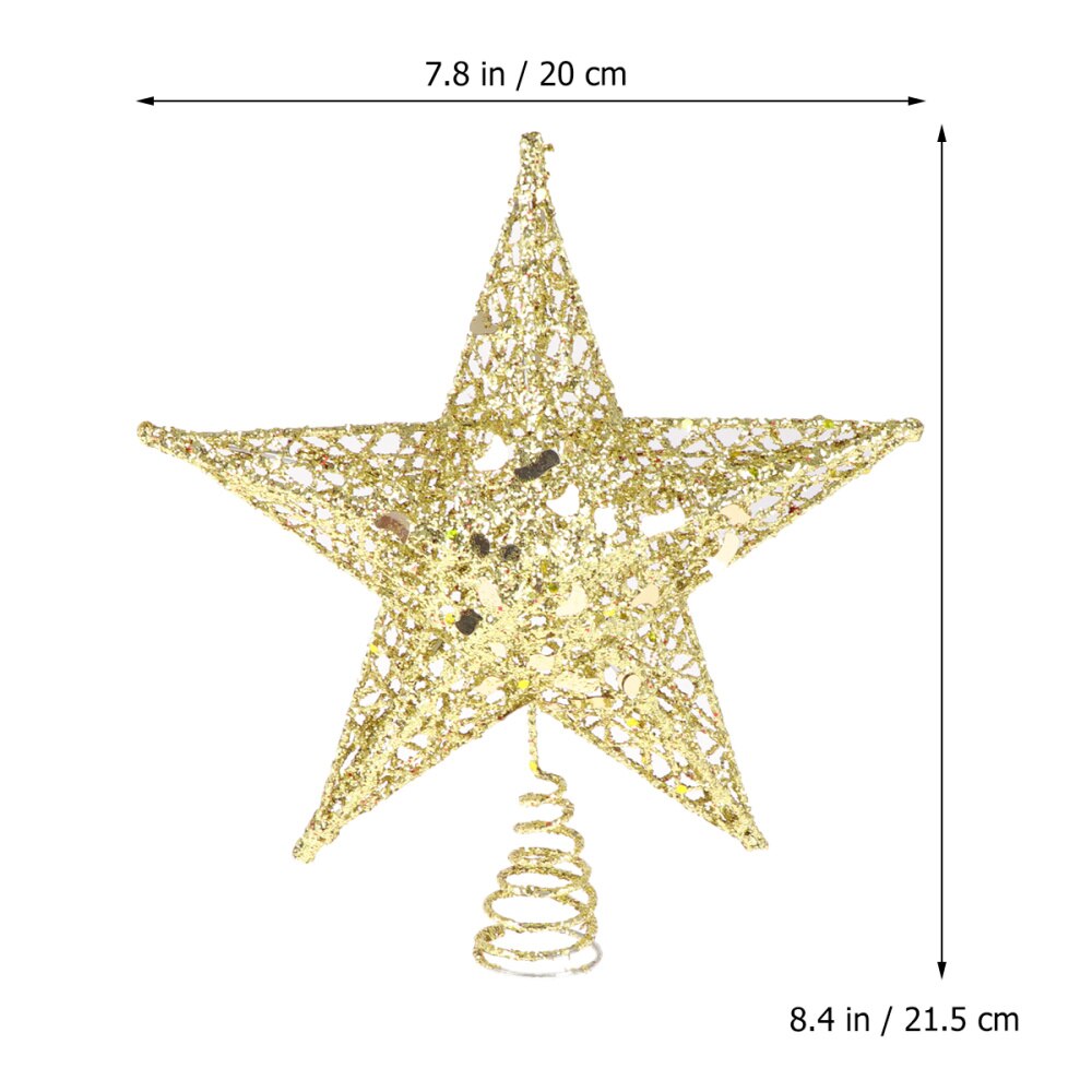 1PC Christmas Decoration Hollow-out Star Tree Topp... – Vicedeal