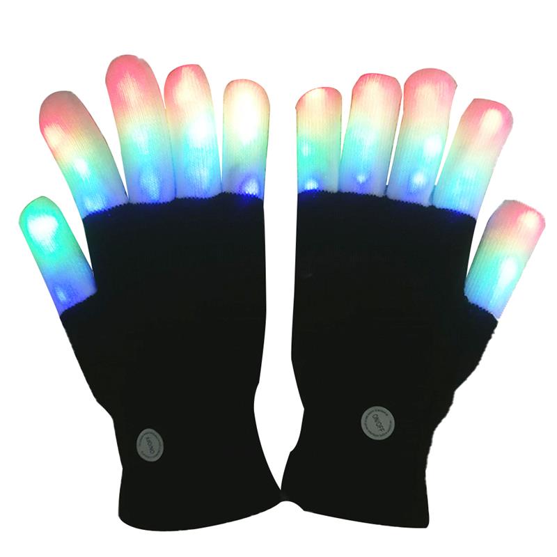 LED Glow Glove Rave Light Flashing Gloves Glow Lig... – Grandado
