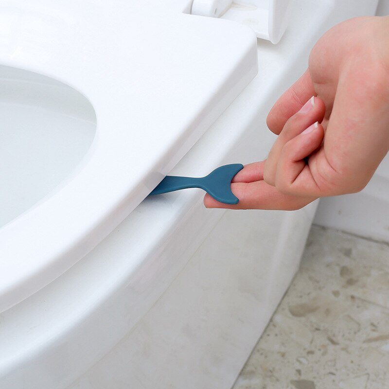2 Pcs Fishtail Toilet Seat Cover Lifter Sanitary C... – Grandado