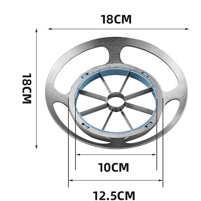 Round UFO Fruit Cutter Stainless Steel Flying Sauc... – Vicedeal
