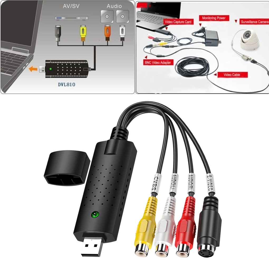 USB2.0 Audio Av Tv Card Vhs Naar Dvd Converter Ana... – Vicedeal