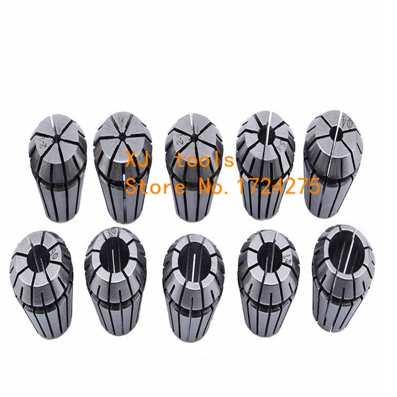 10Pcs ER16 Collet Tool Precision Spring Collet Set... – Grandado