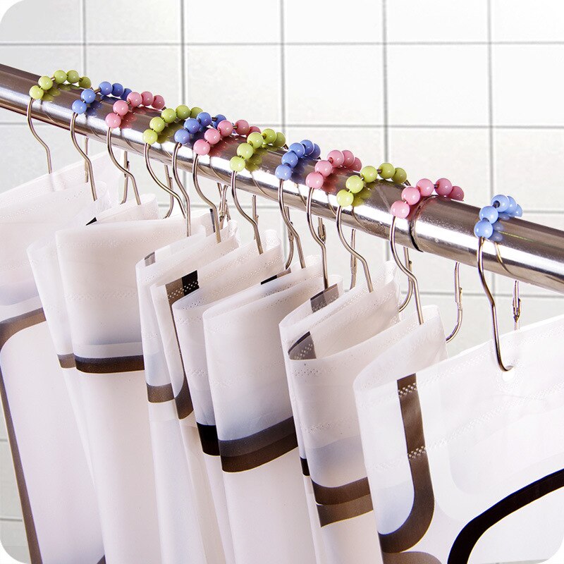 Xzjja 20pc/ set rostfritt stee badgardin rollerbal... – Grandado