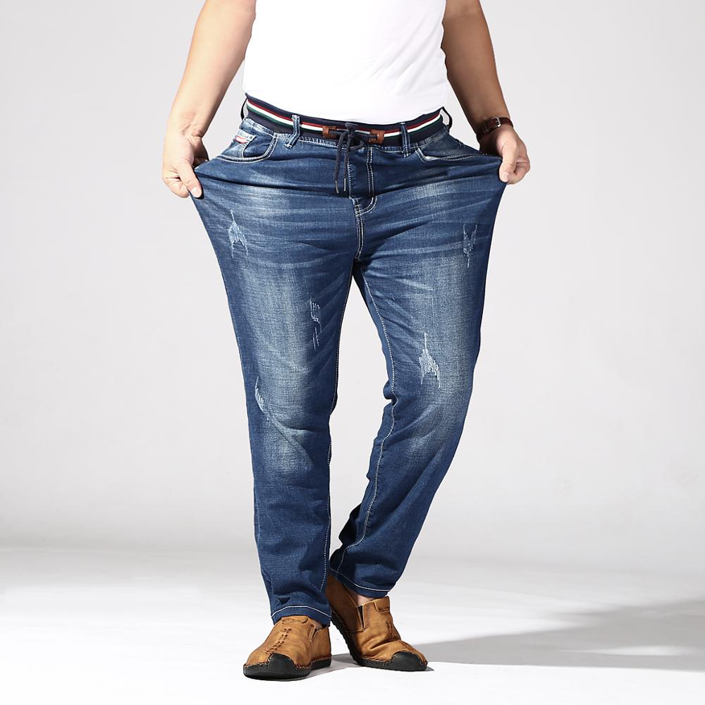 Big size 2XL-8XL Fat Plus Size Elastic waist Jeans... – Grandado