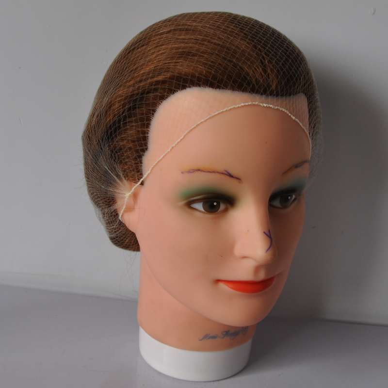 disposable hairnet 20inch black color color invisi... – Vicedeal