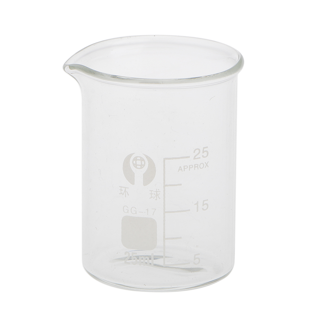 25ml Borosilicate Glass Beaker -- Graduated Low Fo... – Grandado