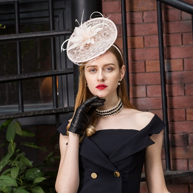 Fascinators Women Wedding Hat Dress Derby Pink Coc... – Vicedeal