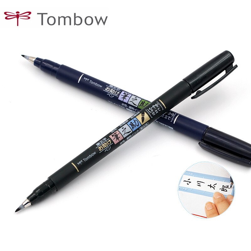 TOMBOW Calligraphy Soft Brush Pen Art Markers Blac... – Grandado