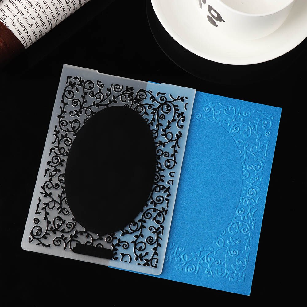 1PC Various Pattern Plastic Embossing Template DIY... – Grandado
