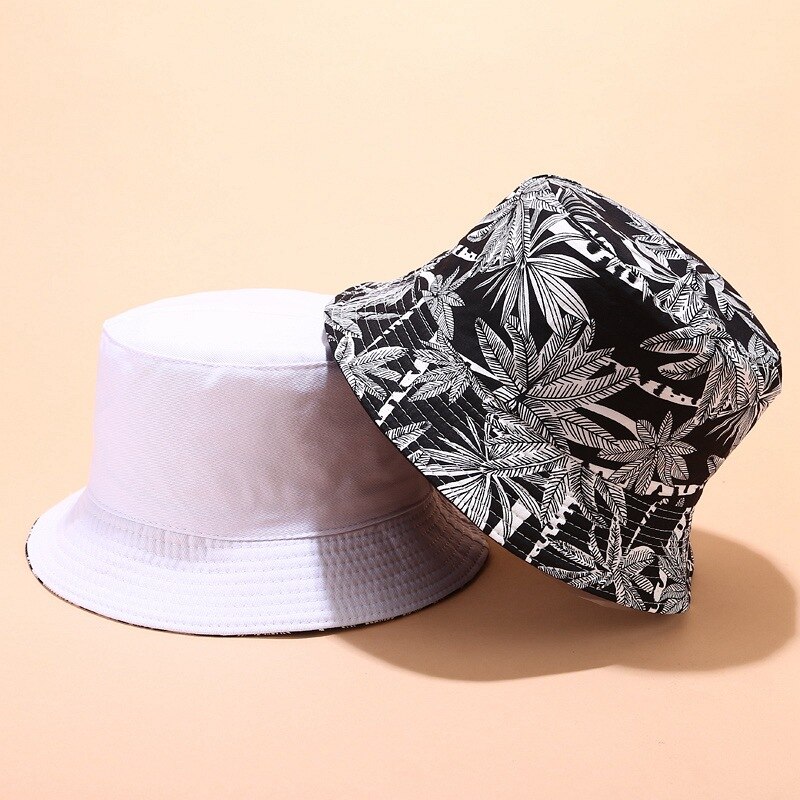Cotton Double sided Cartoon Graffiti Bucket Hat Fi... – Grandado