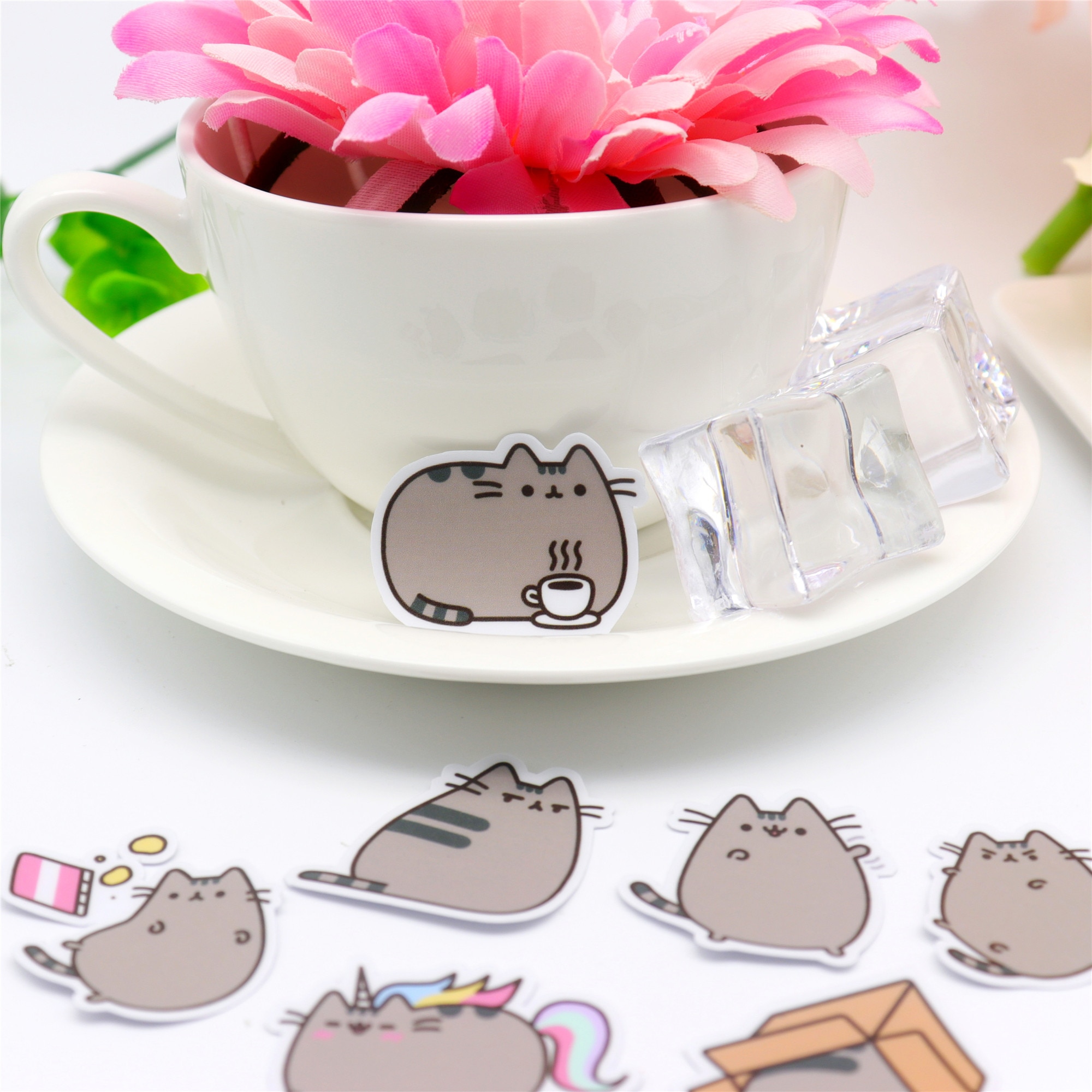 39pcs cute self-made fat cat sticker scrapbooking ... – Grandado