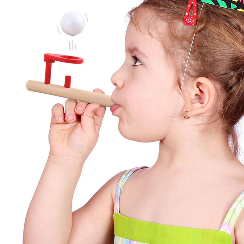 Baby Wooden Puzzle Toys Kids Blowing Ball Games Cl... – Grandado