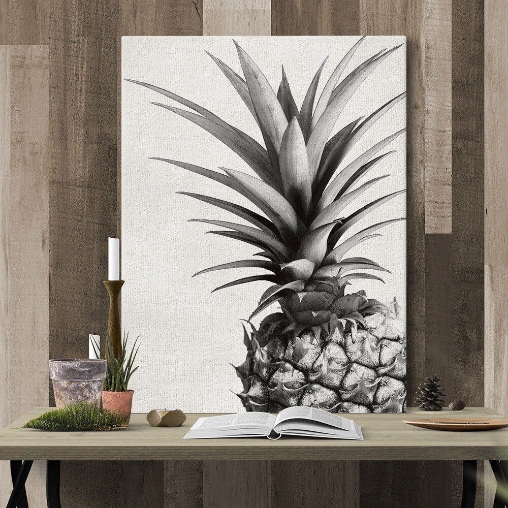 Pcs or Set Nordic Black And White Pineapple Canvas... – Grandado