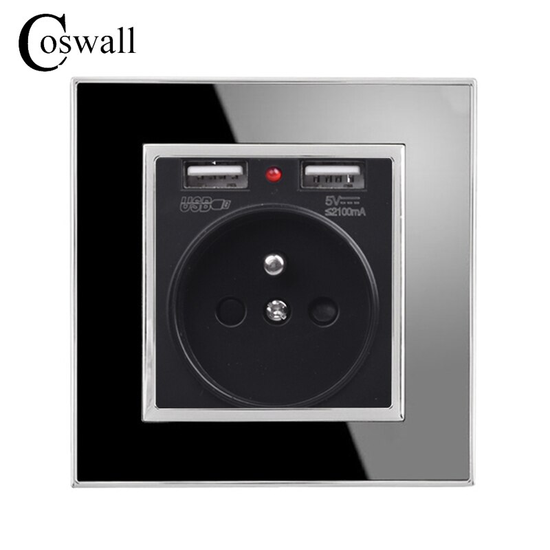 Coswall Wall France Socket Grounded, 16A French St... – Vicedeal