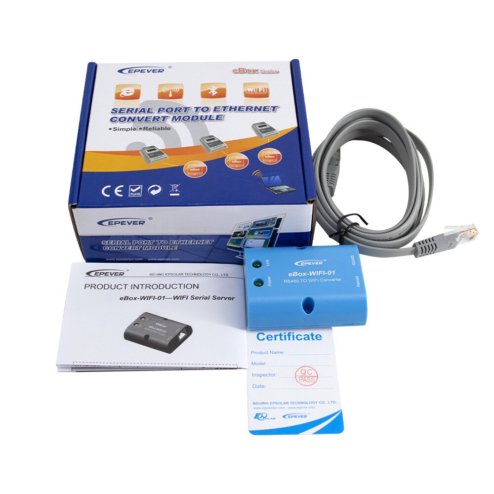 Epever EBox-WIFI-01 5vdc Solar WIFI Serial Server ... – Vicedeal