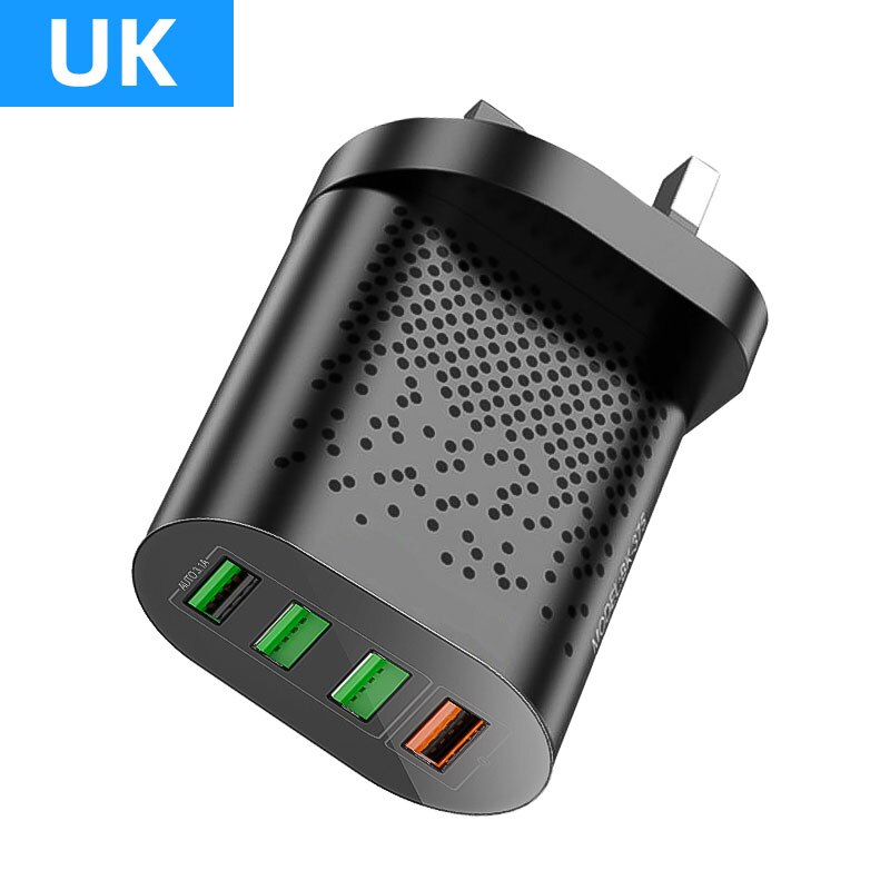 Quick Usb Telefoon Oplader Universele 4 Port Trave... – Grandado