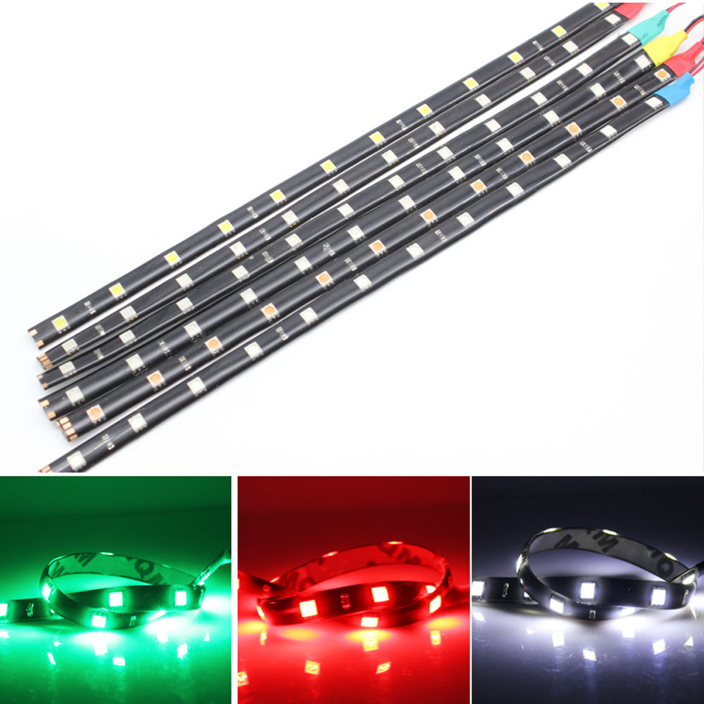 Motorfiets 2Pcs 30Cm Rode Led Licht Universele Fle... – Vicedeal