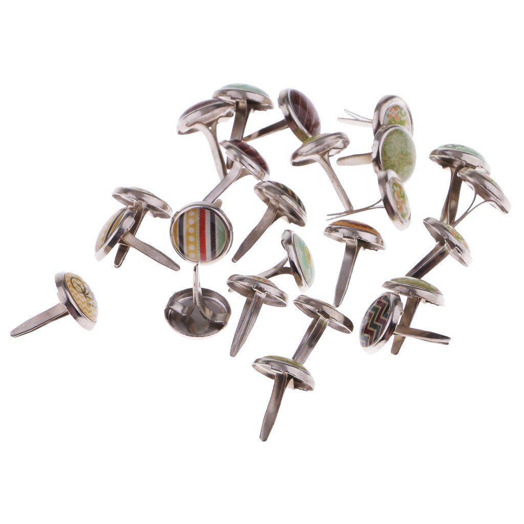 50 Mini clavos de 9,5mm de colores, adornos de álb... – Grandado