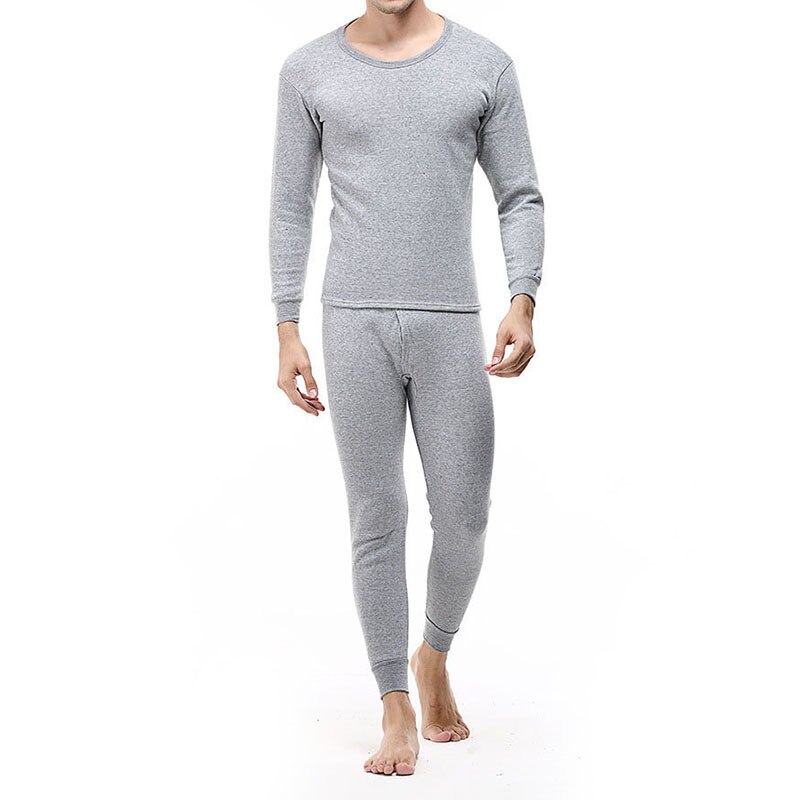 Men Thermal Underwear Set Long Inner Wear Pajama T... – Grandado