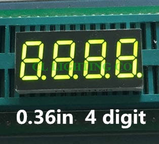 Green 7 Segment LED Display 0.36 inch 1 / 2 / 3/ 4... – Grandado