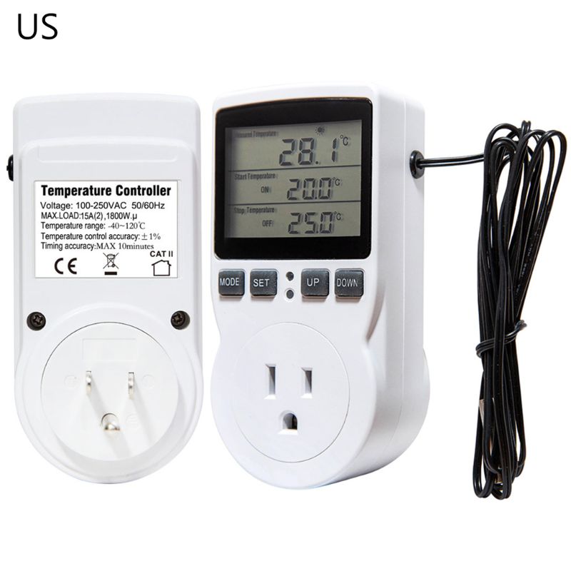 Digital Thermostat Temperature Controller Socket O... – Grandado