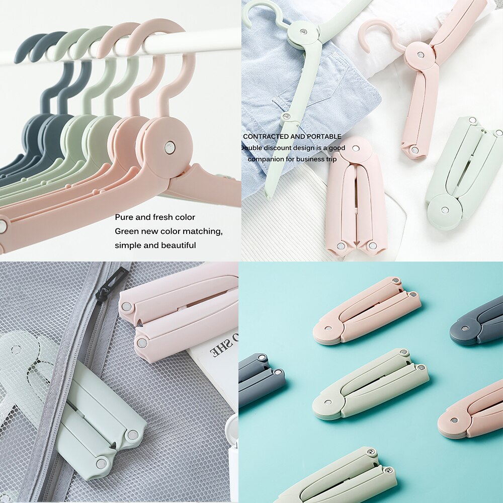 On Travel Folding Hangers Portable Clothes Hanging... – Grandado