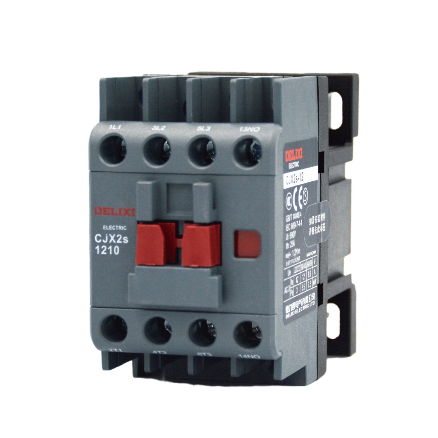 DELIXI CJX2 LC1 CJX2s-1210 AC Contactor 12A 3 Pole... – Vicedeal