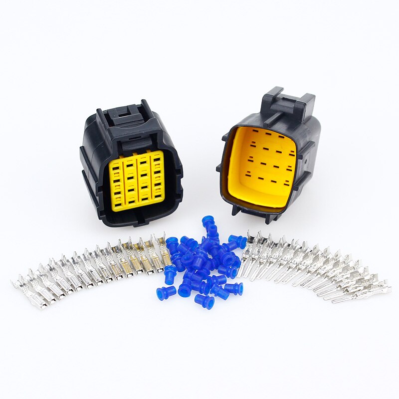 1 Sets 1/2/3/4/6/8/10/12/16 Pin Way Waterdichte wi... – Vicedeal