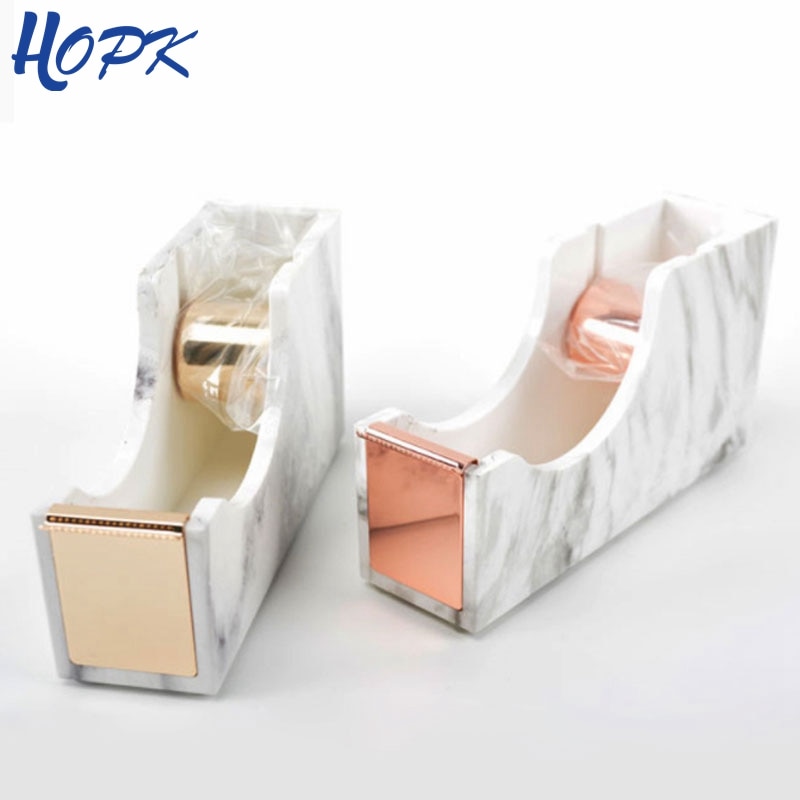 Hopk marble edition tape dispenser cutter tejphåll... – Grandado