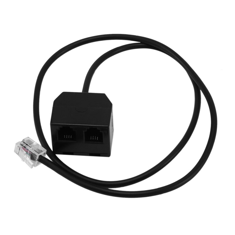 RJ9 4P4C Male Naar Dual Vrouwelijke Poorten Connec... – Vicedeal