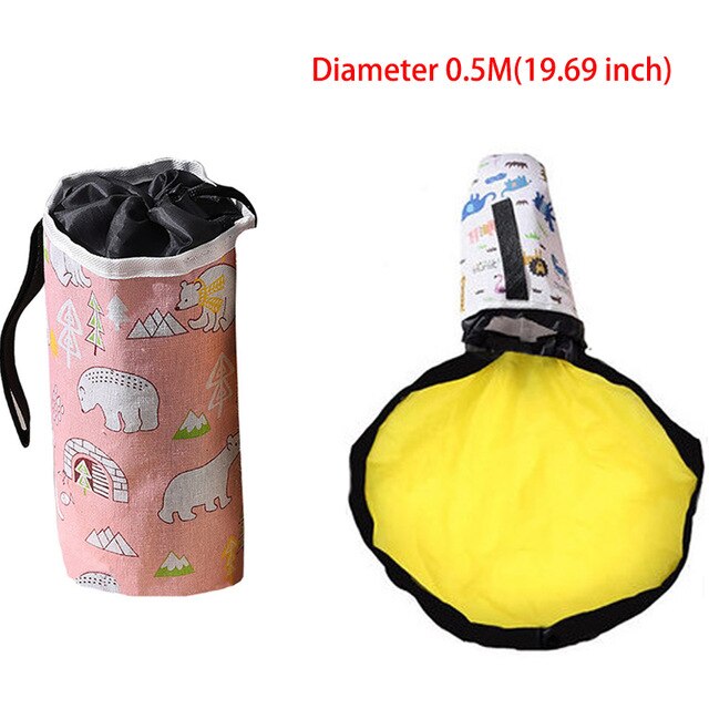 SlideAway Toy Clean-up Storage Bag Multifunctional... – Grandado