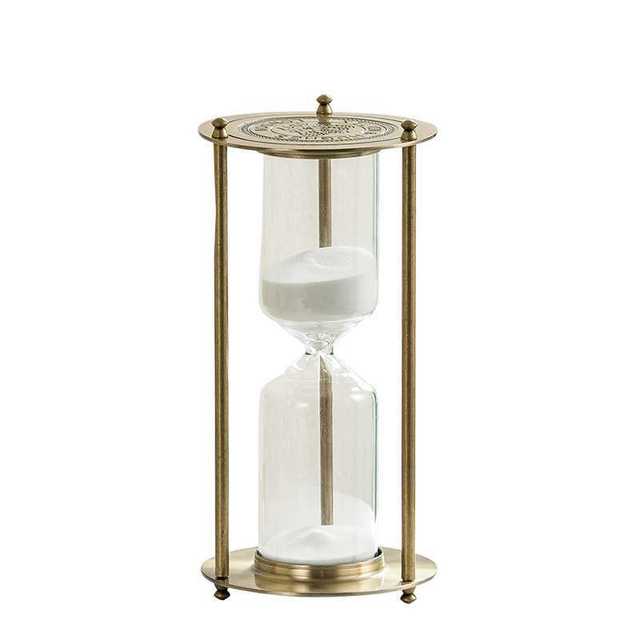 European Retro Globe hourglass Sand timer Metal ho... – Vicedeal