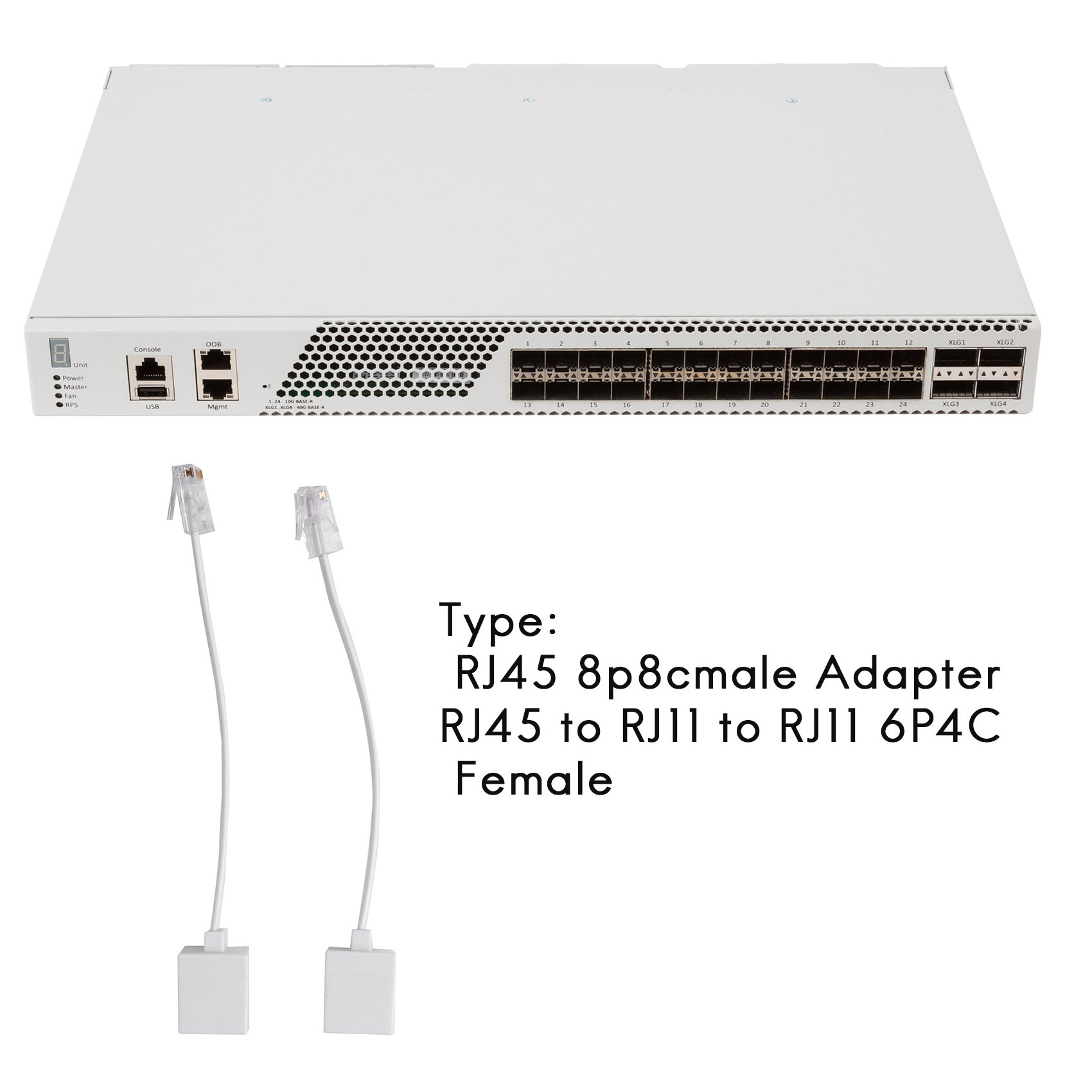 2 Socket 8p4c/Rj45 Mannelijke Rj11 6p4c Naar Vrouw... – Grandado