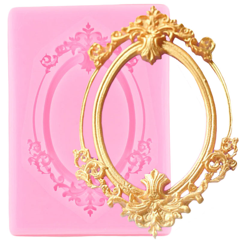 Molde de silicona con marco de espejo para decorac... – Grandado