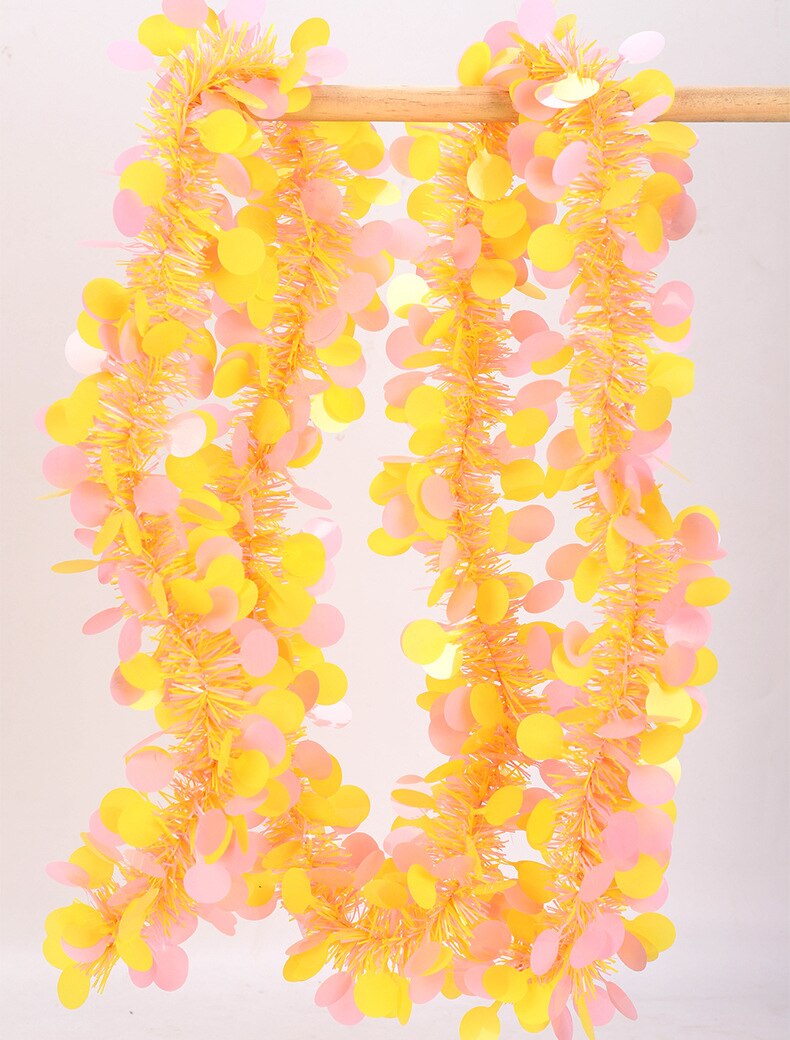 Shining Gold Hanging Flags Gold Pull Glitter Paper... – Grandado