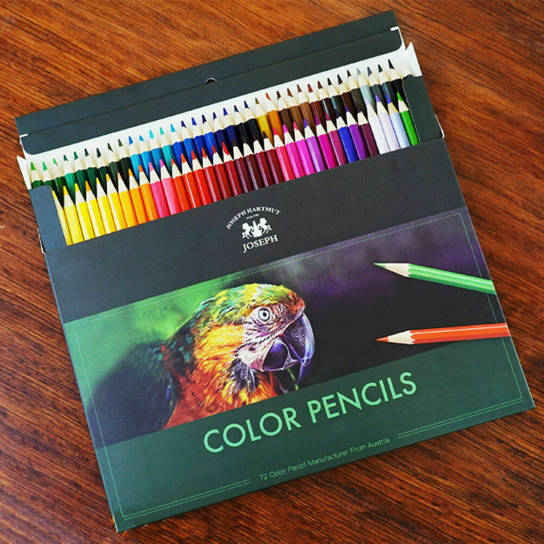 72 Colors Wood Sketching Pencils Set Watercolors P... – Vicedeal