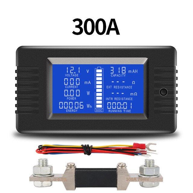 DC 0-200V 100A 300A Voltmeter Ammeter Car Battery ... – Grandado