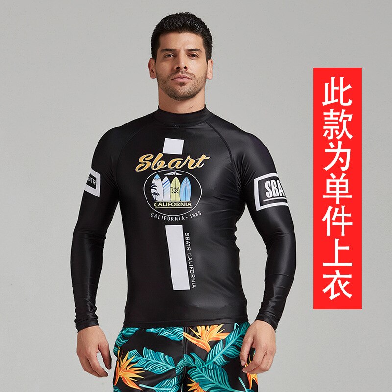Sbart Men Rash Guard Surfing Diving Suits Swimwear... – Grandado