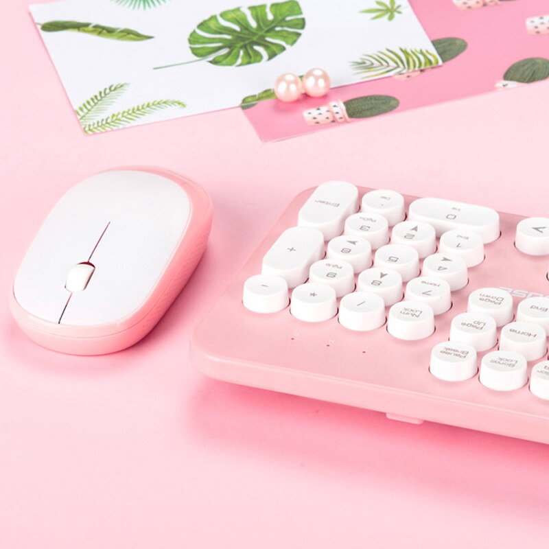 Wireless keyboard and mouse set girl business offi... – Grandado