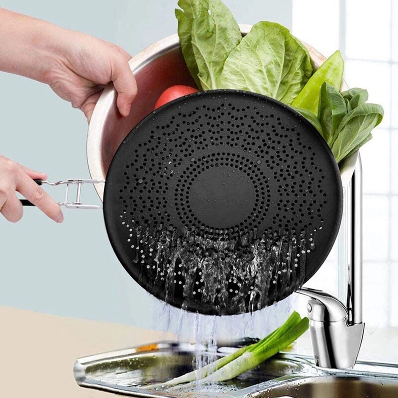 Silicone Nonstick Oil Grease Pan Lid Kitchen Oil P... – Vicedeal