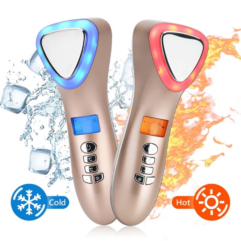 Ultrasonic Cryotherapy LED Cold Hammer Facial Lift... – Vicedeal